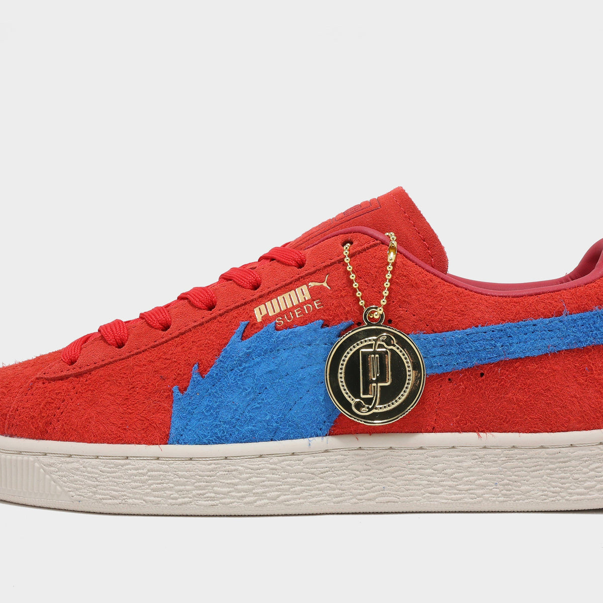 สีแดง Puma x One Piece รองเท้าผู้ชาย Suede Buggy the Genius Jester - JD ...