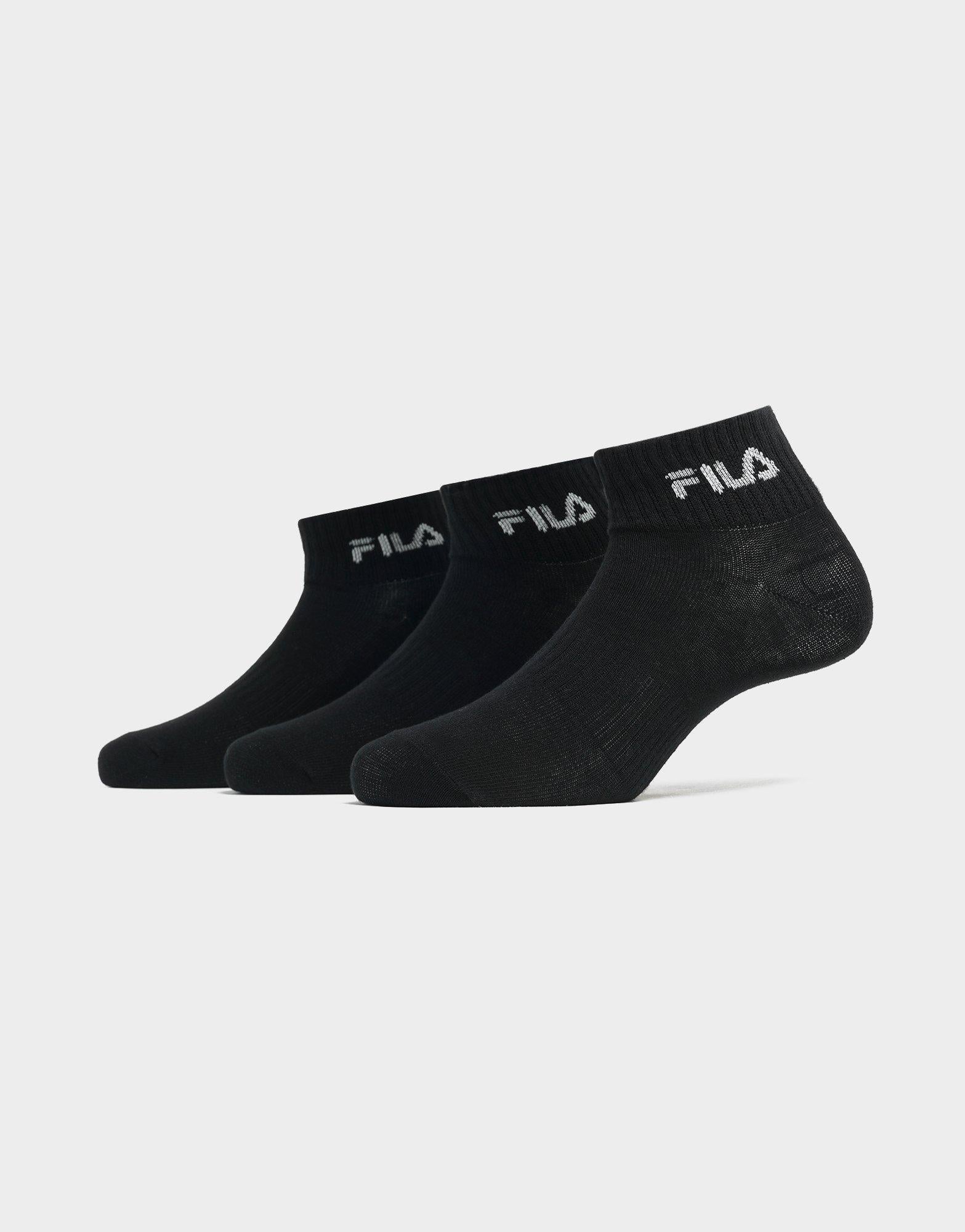 สีดำ Fila ถุงเท้า Basic Ankle (3 คู่) - JD Sports Thailand – JD Sports ...