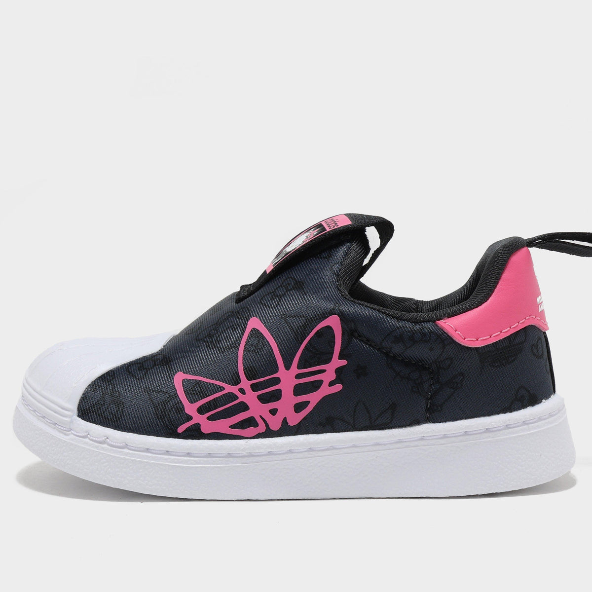 สีดำ adidas x Hello Kitty and Friends รองเท้าเด็กวัยหัดเดิน Superstar ...