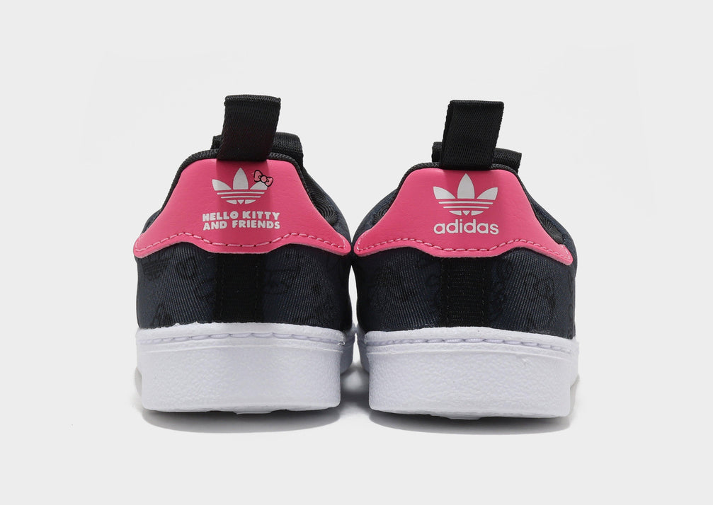 สีดำ adidas x Hello Kitty and Friends รองเท้าเด็กวัยหัดเดิน Superstar ...