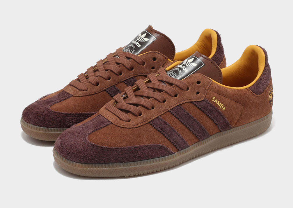 สีน้ำตาล adidas รองเท้าผู้ชาย Samba OG - JD Sports Thailand – JD Sports ...