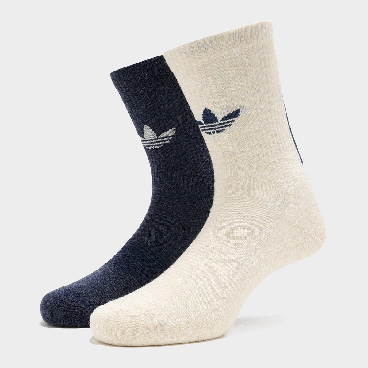 หลากสี adidas ถุงเท้า Trefoil Premium Crew Socks (แพค 2 คู่) - JD ...