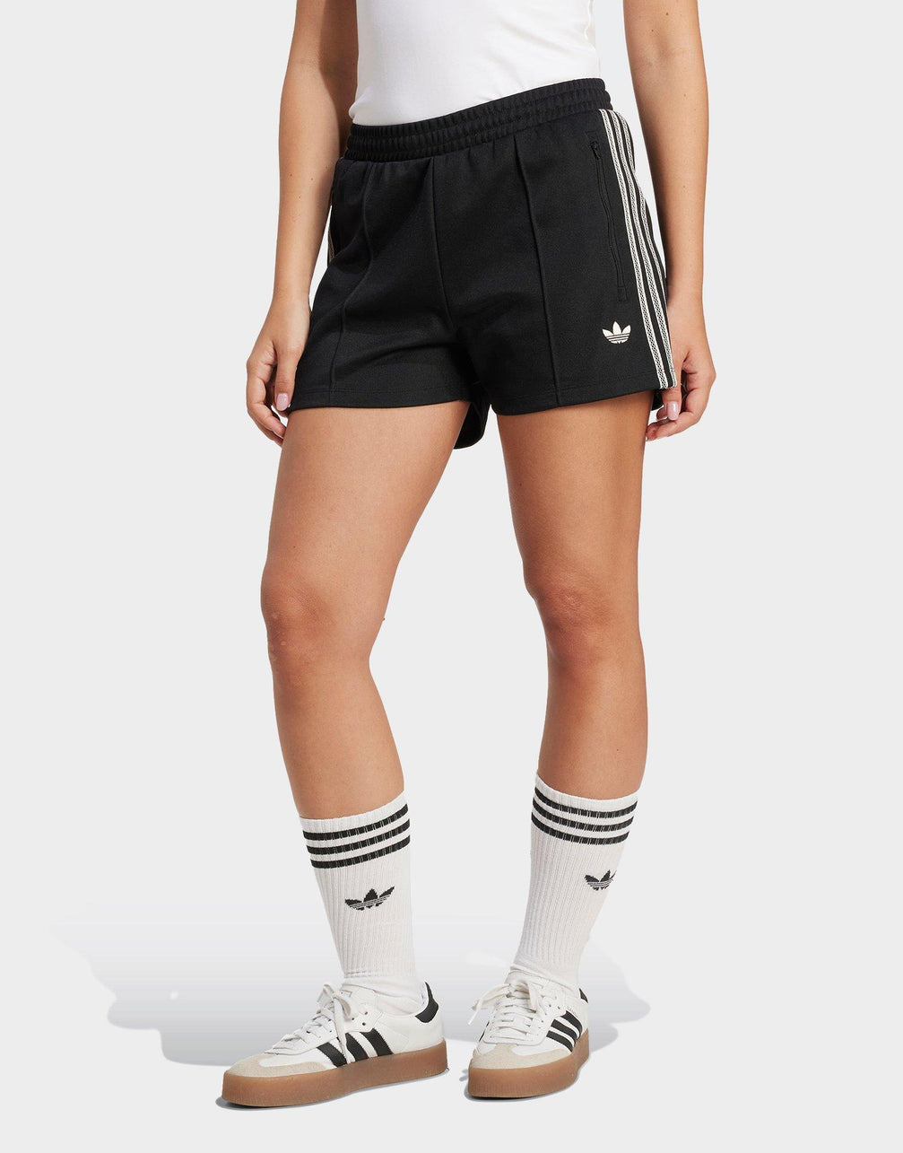 สีดำ adidas กางเกงขาสั้นผู้หญิง Summer Glow Classic - JD Sports ...