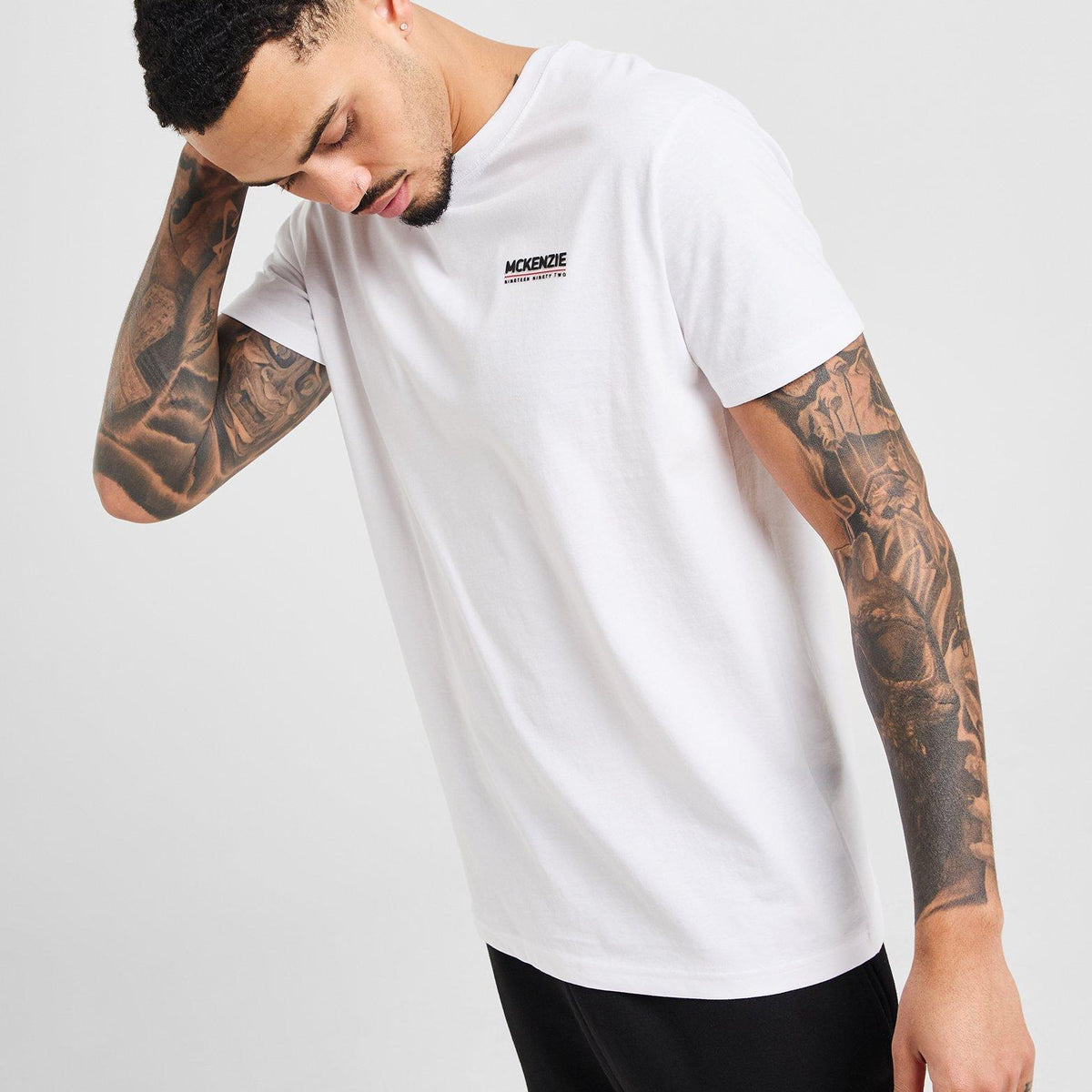 สีขาว Mckenzie เสื้อยืดผู้ชาย Essential - JD Sports Thailand – JD ...