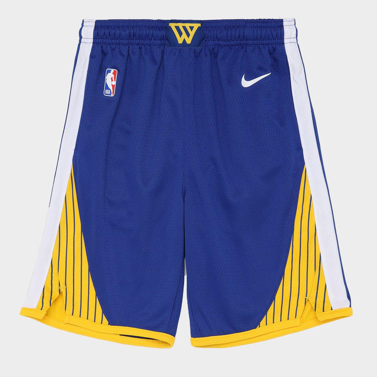 สีฟ้า Nike กางเกงขาสั้นเด็กโต Youth Icon Swing Shorts Warriors Curry ...