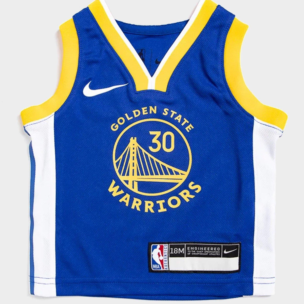 สีฟ้า Nike เสื้อกล้ามเด็กวัยหัดเดิน Stephen Curry Golden State Warriors ...