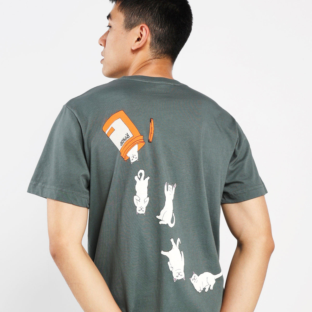 สีเทา Ripndip เสื้อยืดผู้ชาย Nermal Pills - JD Sports Thailand – JD ...
