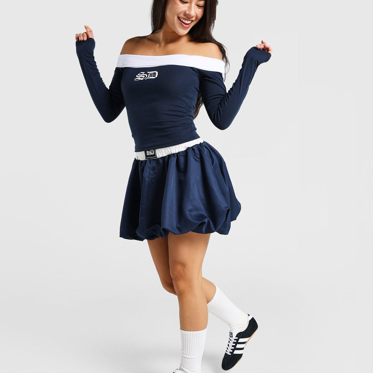 สีฟ้า Supply & Demand กระโปรงผู้หญิง Puff - JD Sports Thailand – JD ...
