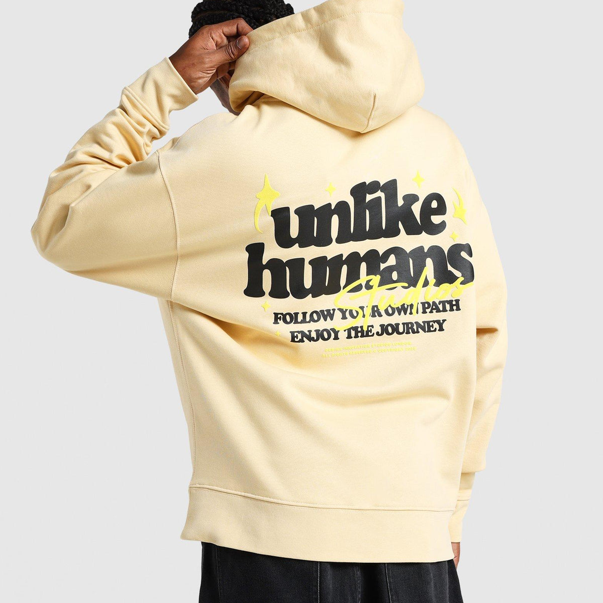สีเบจ Unlike Humans เสื้อฮู้ดดี้ผู้ชาย Crafted - JD Sports Thailand ...
